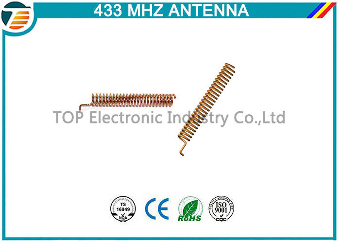 433Mhz Helical Spring Coil Cooper Antenna With Right Angle Connector,2 ...