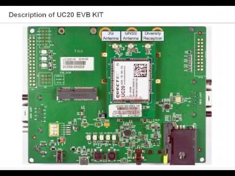 QUECTEL Wireless Communication 3G UMTS HSPA+ Module UC20 LCC Package