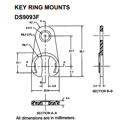 DS9093A Integrated Circuit Parts MAXIM I BUTTON DS1990A-F5 Holder